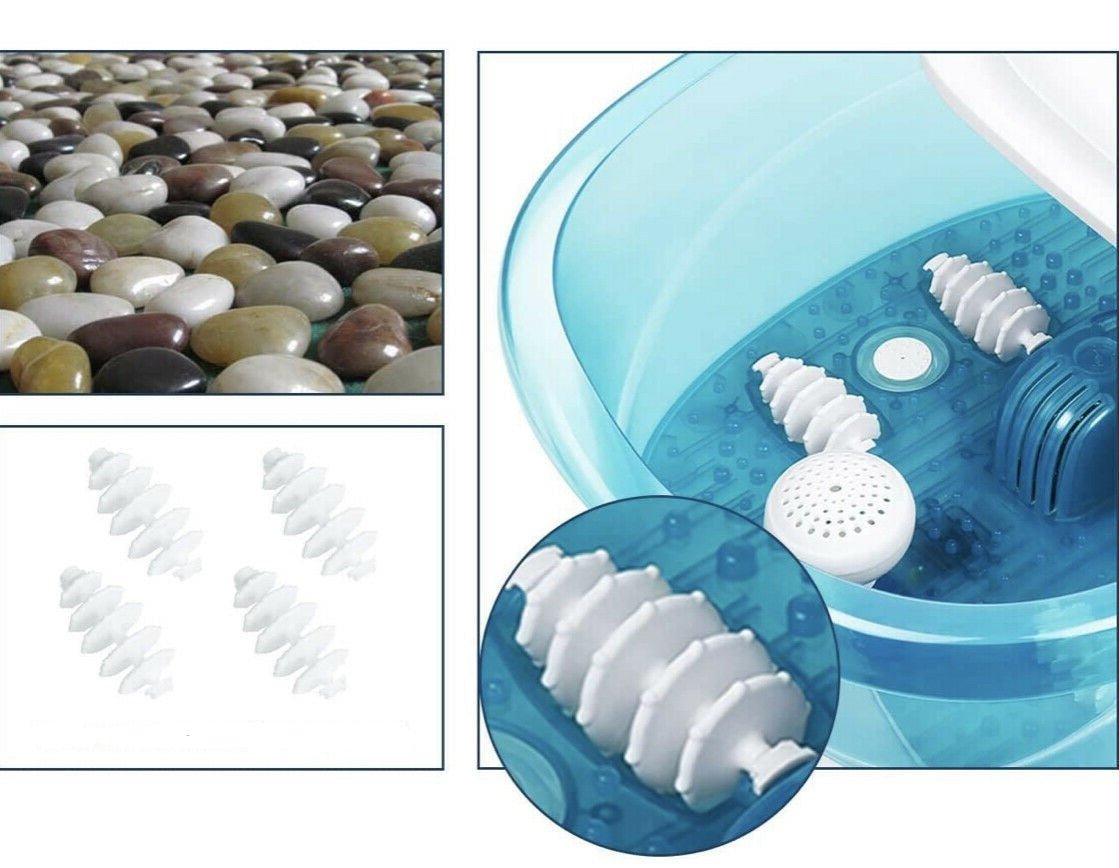 3-in-1 Heated Foot Spa with Bubbles and Vibration for Relaxation - Aroflit