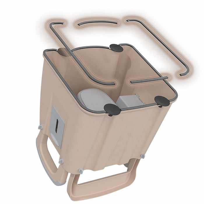 Adults Camping Travel Portable Commode Composting Toilet - Aroflit