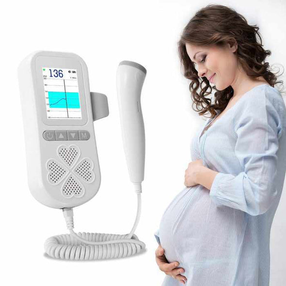 BellyBeep™ Fetal Doppler Detector Baby Heart Beat Rate Monitor - Aroflit