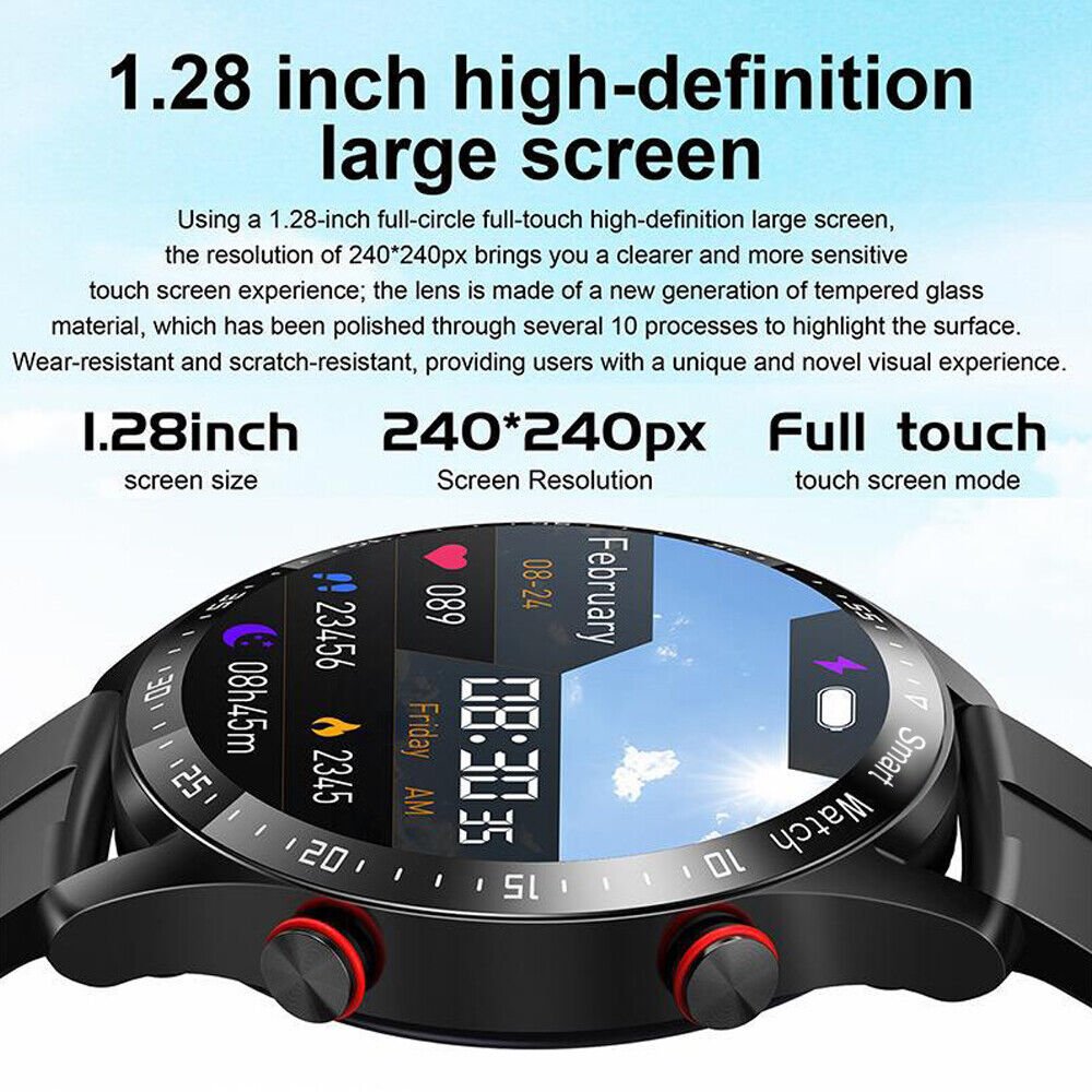ECG Waterproof Bluetooth Smart Watch, Health Monitoring - Aroflit