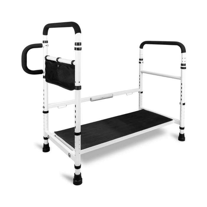 Elderly Adults High Bedside Step Stool With Handles - Aroflit