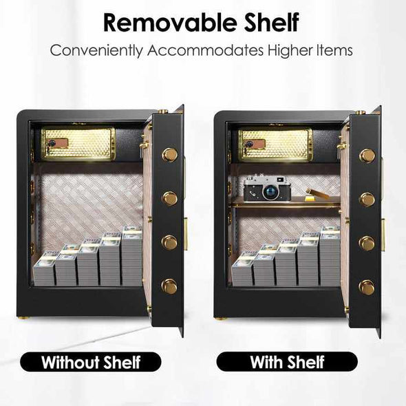 Fire & Water Proof Large Document Safe Lock Box - Aroflit