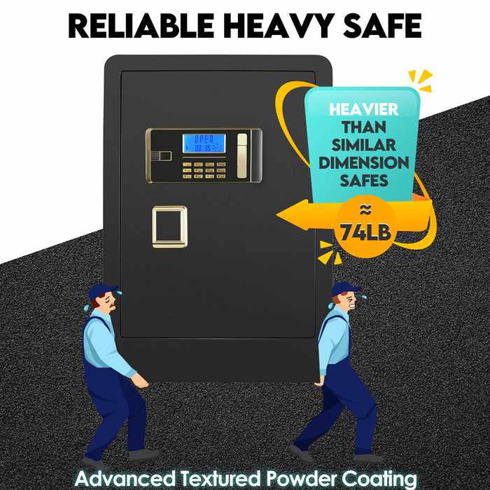 Fire & Water Proof Large Document Safe Lock Box - Aroflit