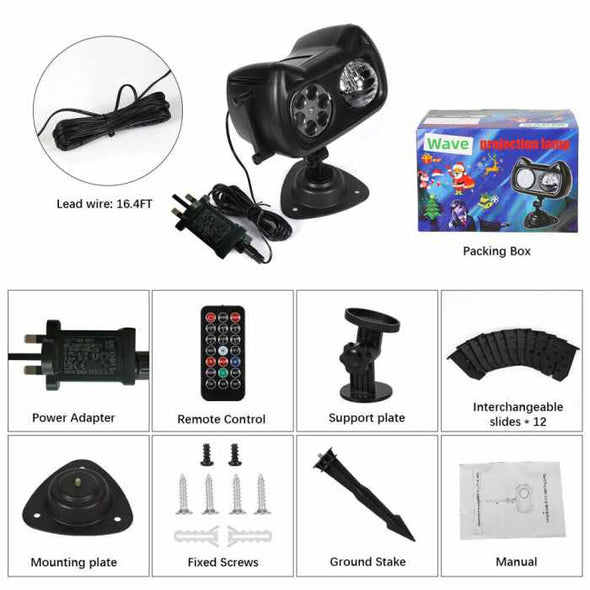 Halloween Christmas Window Projector Party Decor - Aroflit