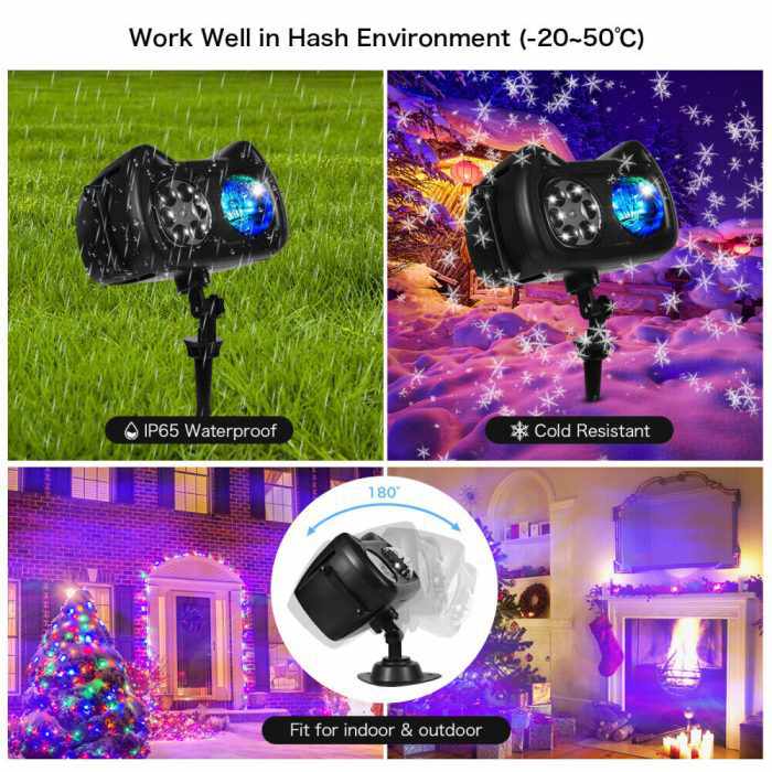 Halloween Christmas Window Projector Party Decor - Aroflit