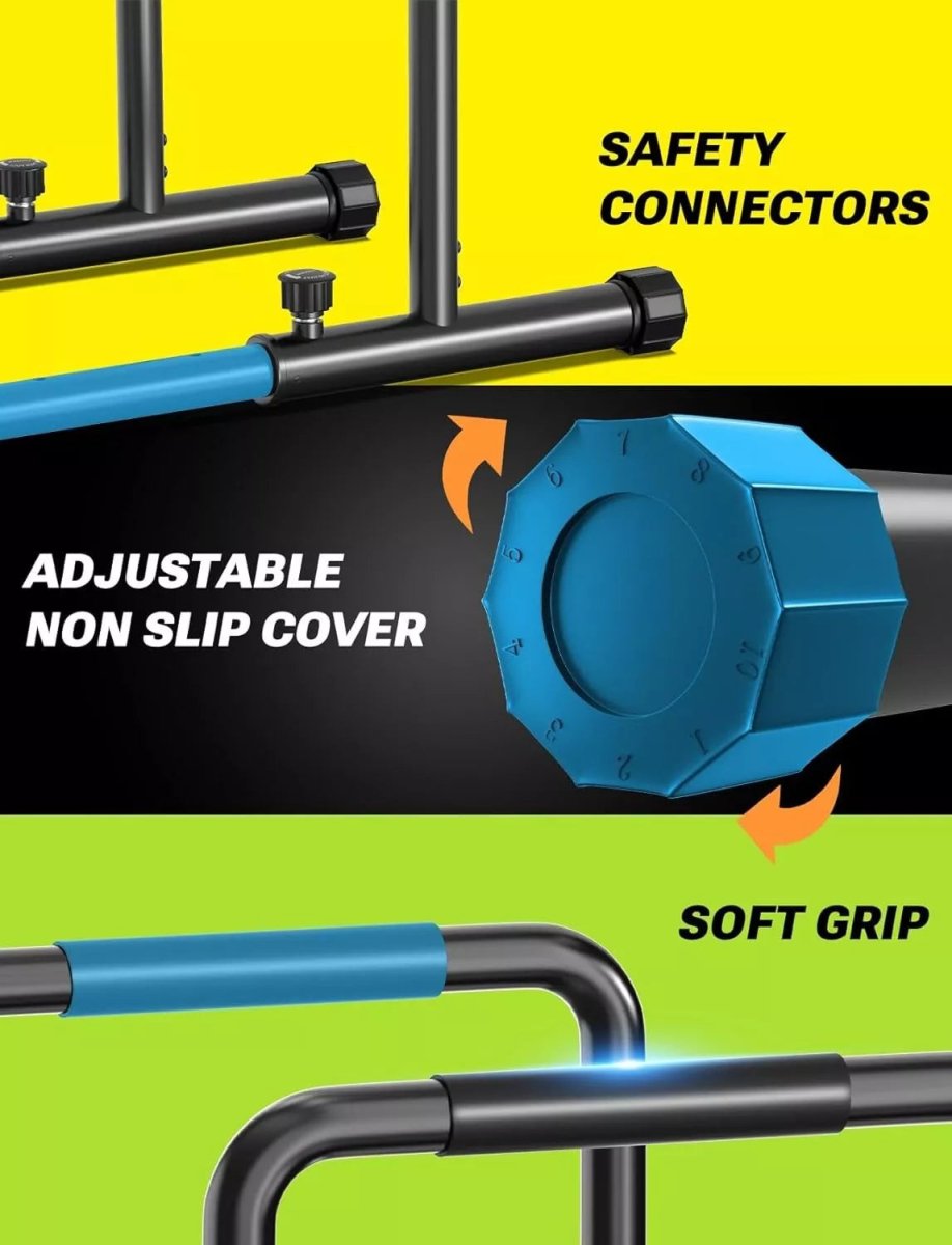Heavy-Duty Dip Station for Home Workouts, Adjustable and Portable - Aroflit