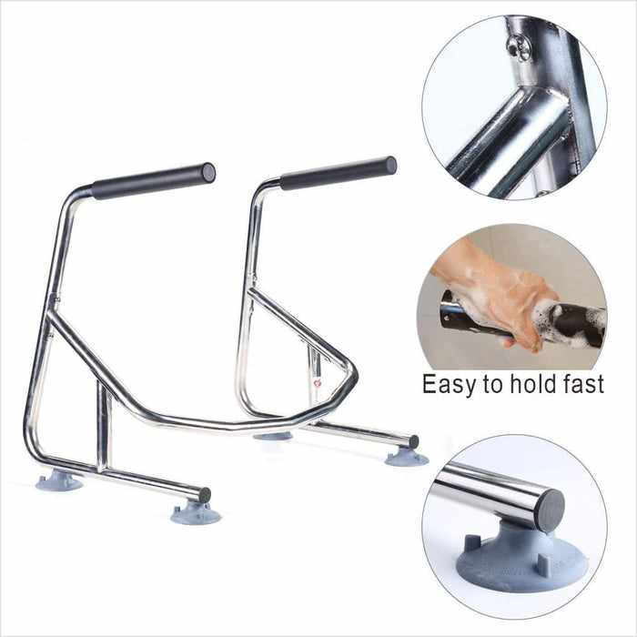 Heavy Duty Handicap Toilet Safety Grab Bar Assist Frame Rails - Aroflit