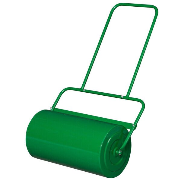 Heavy Duty Steel Lawn Yard Grass Turf Sod Roller 24", Versatile - Aroflit