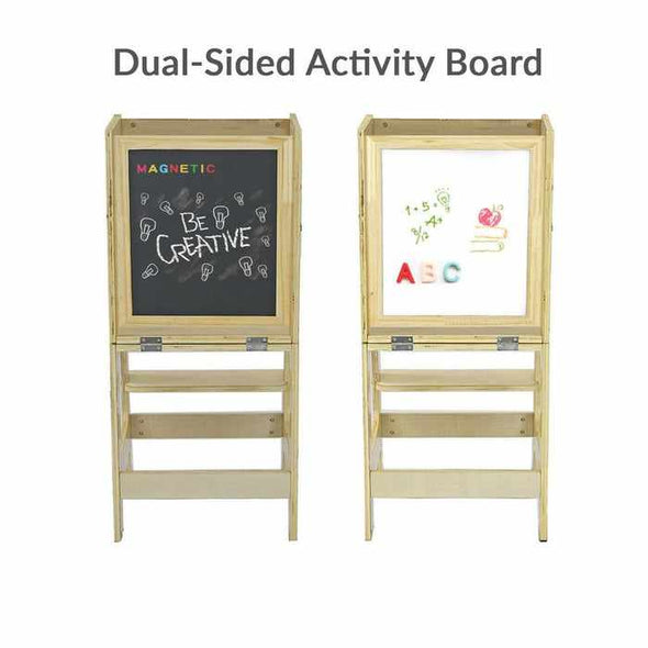 Kitchen Busy Board Learning Tower Step Stool Helper - Aroflit