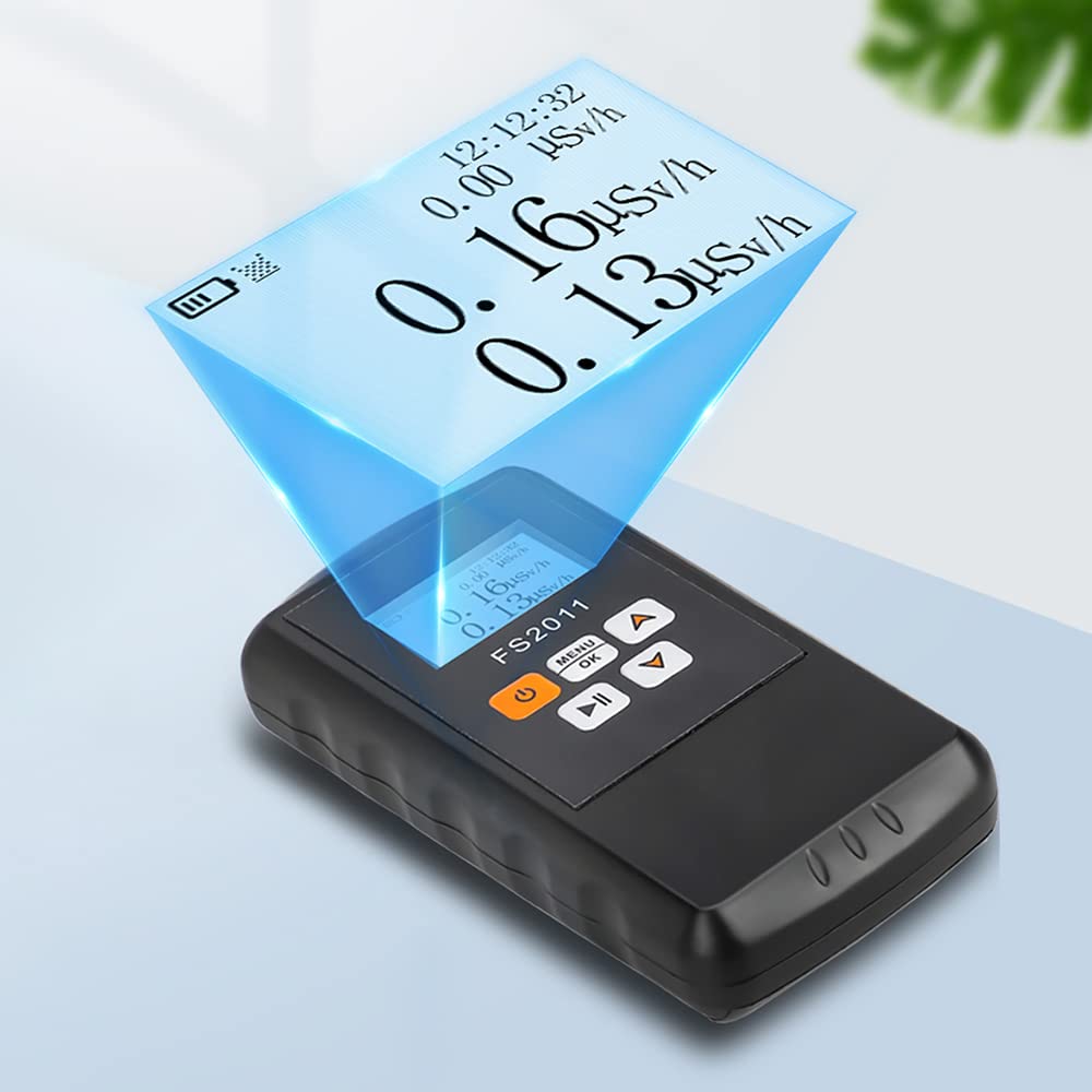 Portable Handheld Geiger Counter, High Accuracy Radiation Detector ...