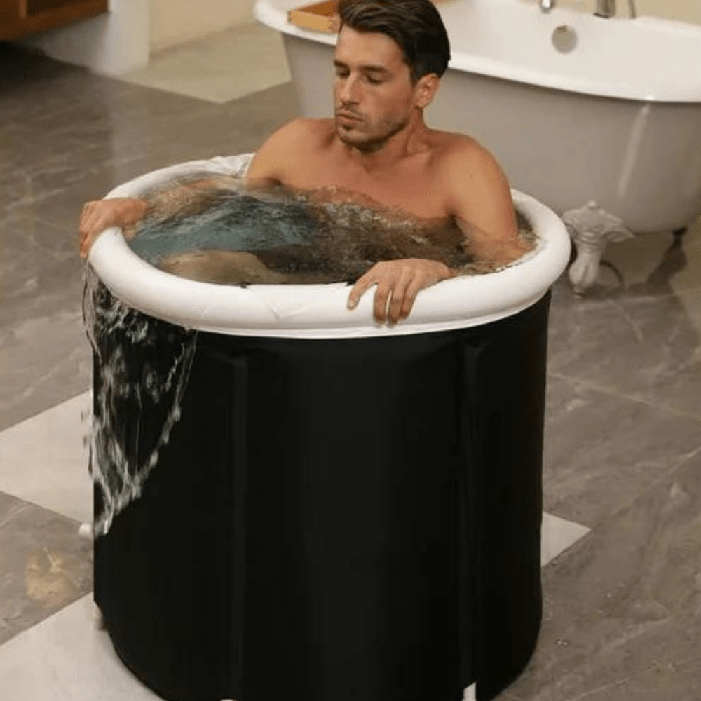 Portable Inflatable Ice Bath Tub for Athletes, Cold Plunge Recovery ...