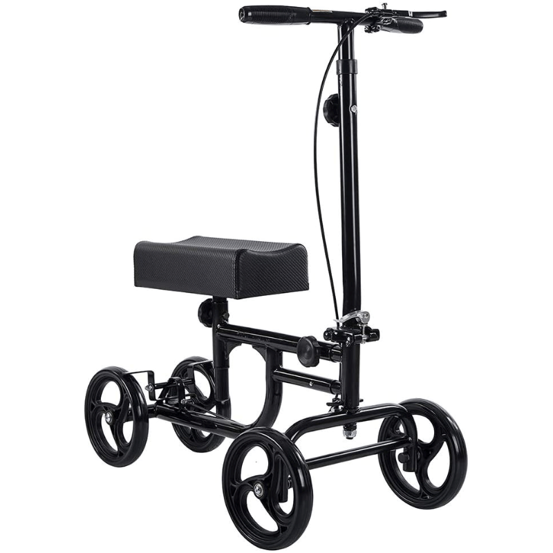 Premium All Terrain Medical Knee Walker Scooter, Adjustable & Safe ...
