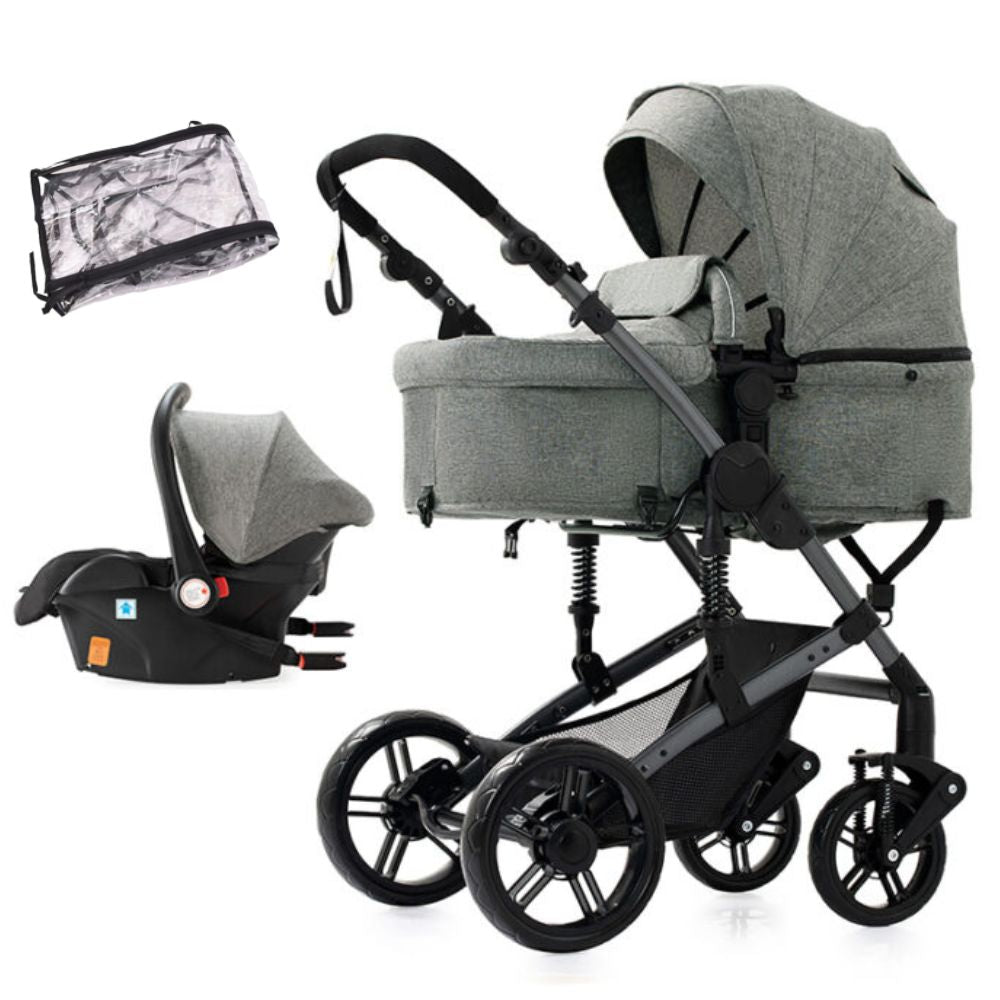 Trolia™ – Baby Pram 3 In 1 - Aroflit