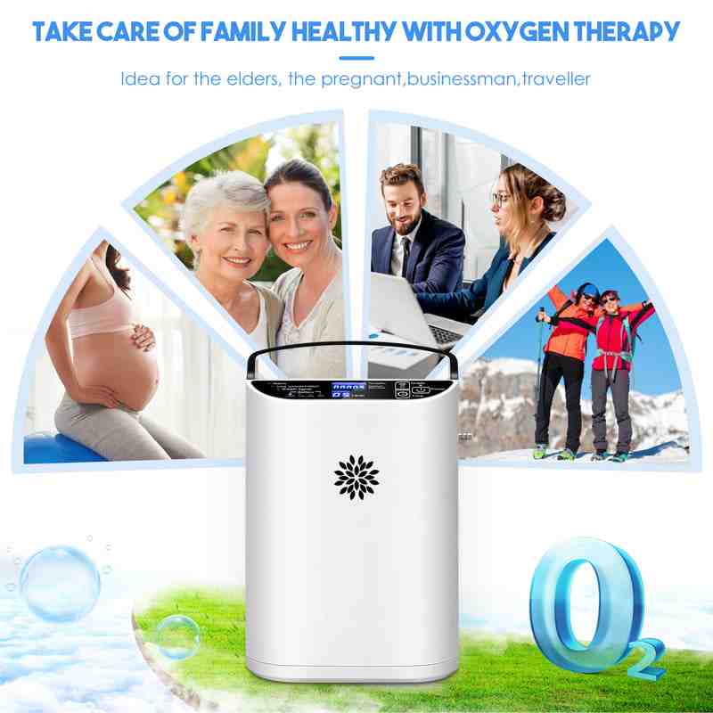 Aroflit™ 1~5L Pulse Flow Portable Oxygen Concentrator With Backpack ...