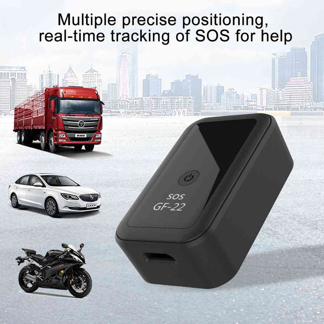 Magnetic Real-Time Car GPS tracker & Voice Recorder - Aroflit